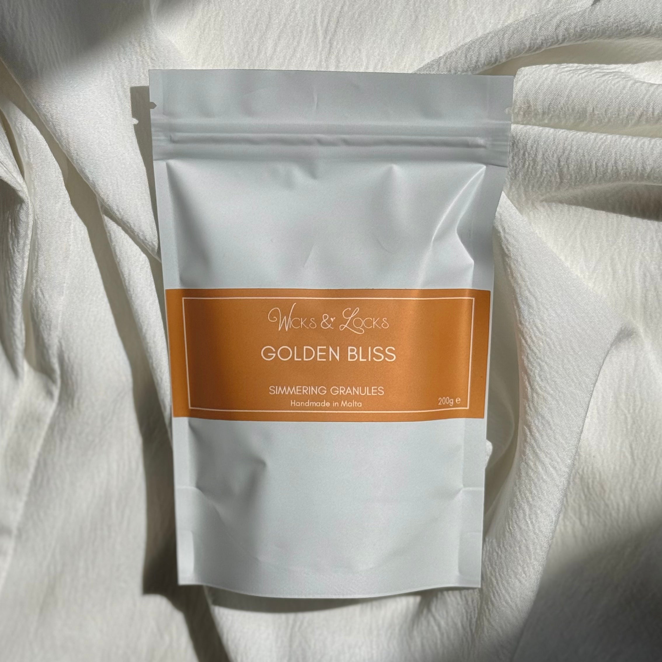 Golden Bliss | Simmering Granules – Wicks & Locks
